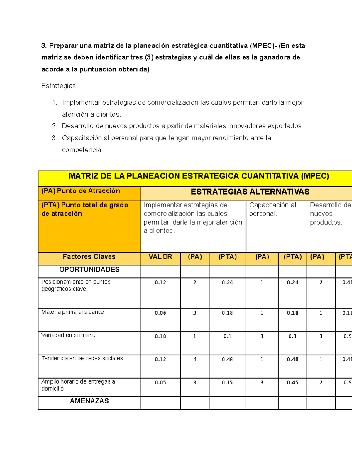 Aporte Yorleny Flores y RINA Cabrera ( MPEC) - 3. Preparar una matriz ...