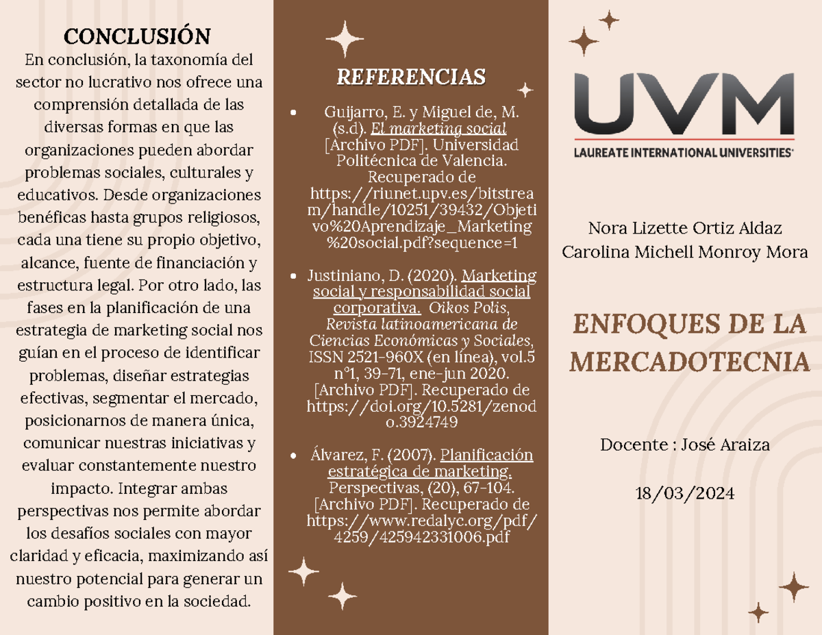 Brochure 1 EDLM - triptico 1 - Nora Lizette Ortiz Aldaz Carolina ...