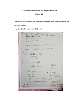 EET221L Wk2 Lab 3 Active Filters - Lab 3: Active Filters - Multisim I. Objectives : After ...