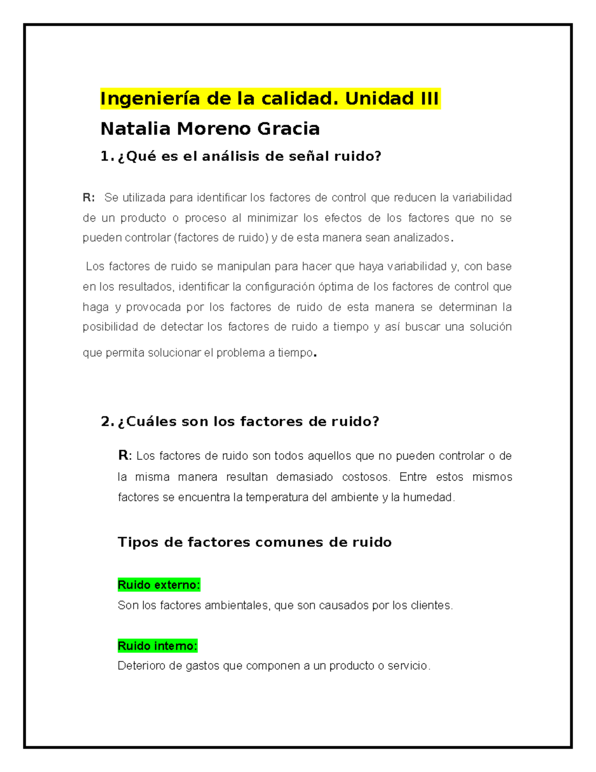 Ingeniería de la calidad... Unidad III - Ingeniería de la calidad ...