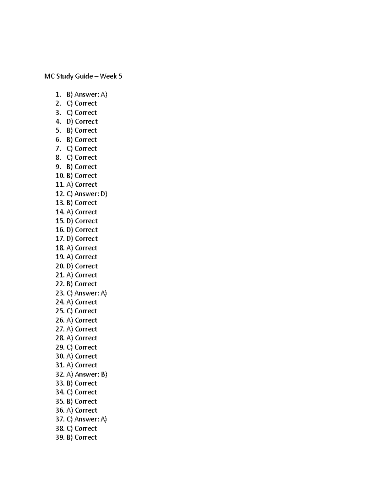 MC Study Guide - Studocu