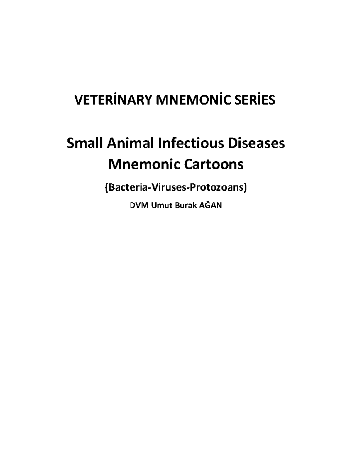 Small Animal Infectious Diseases, Mnemonic Cartoons - VETER1NARY ...