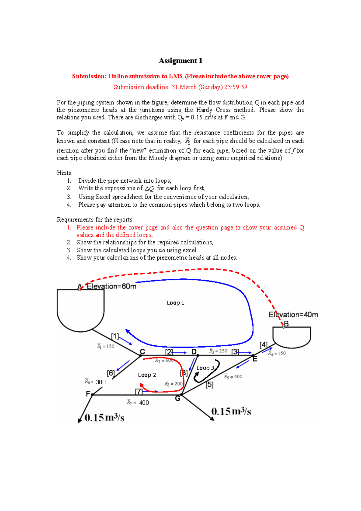 iMp question 2024 - Assignment 1 Submission: Online submission to LMS (Please include the above ...