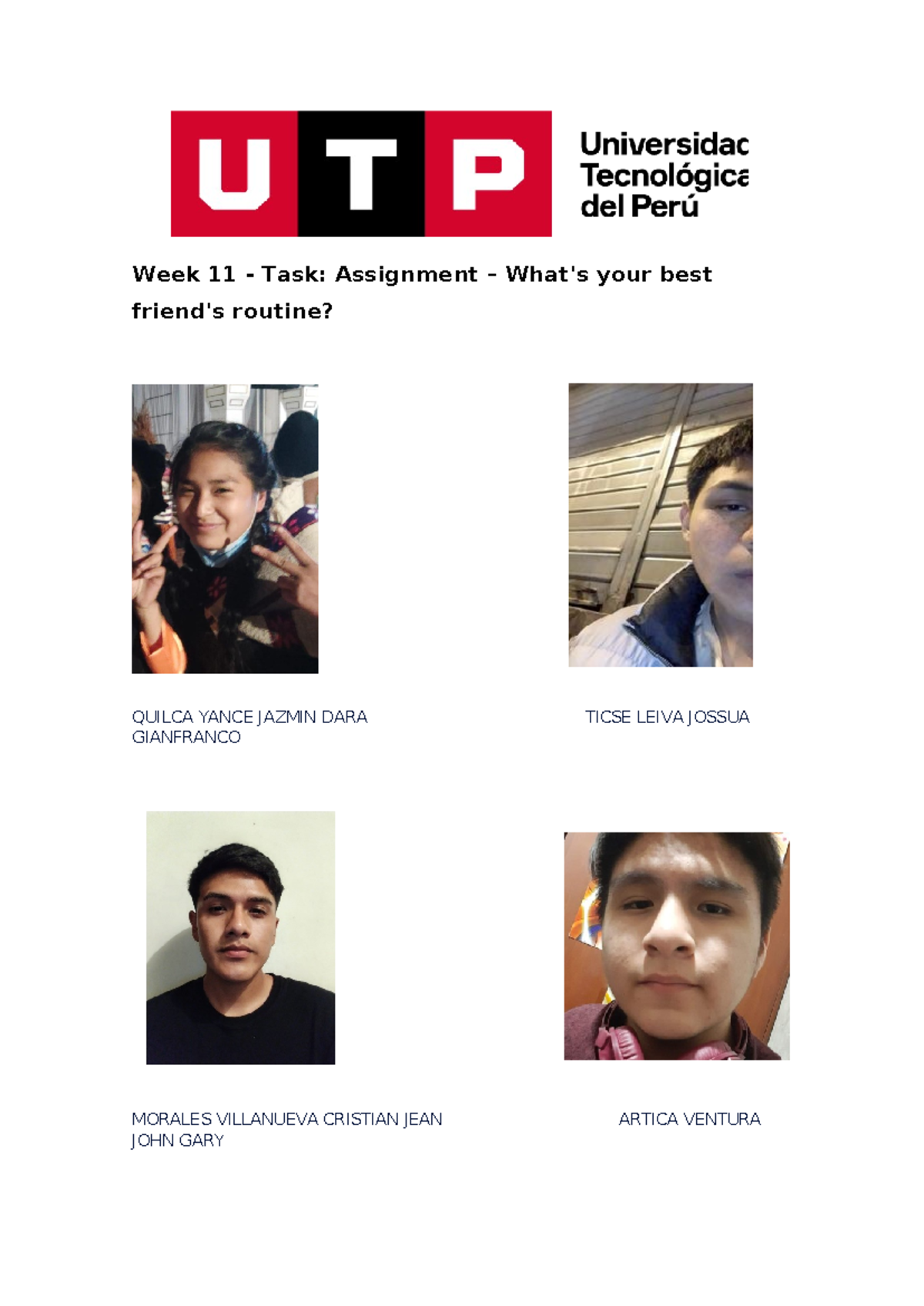 Task11 1 - Tarea - Week 11 - Task: Assignment – What's your best friend ...