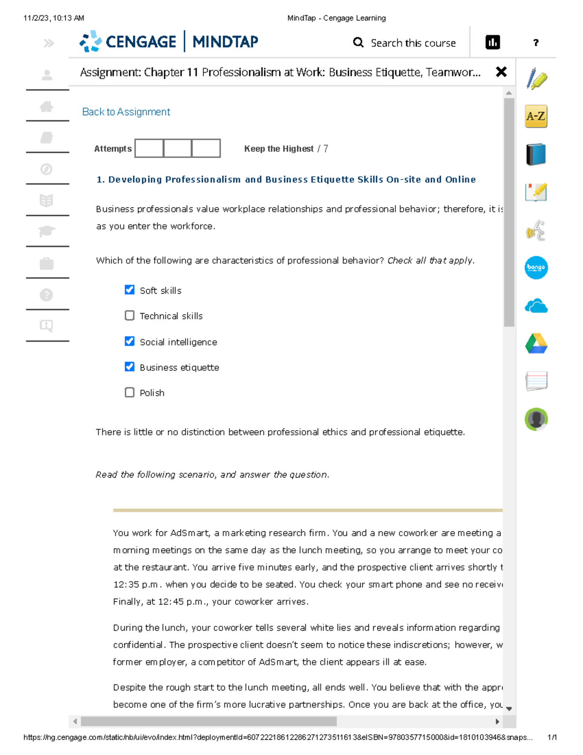 1. Developing Professionalism and Business Etiquette Skills On-site and ...