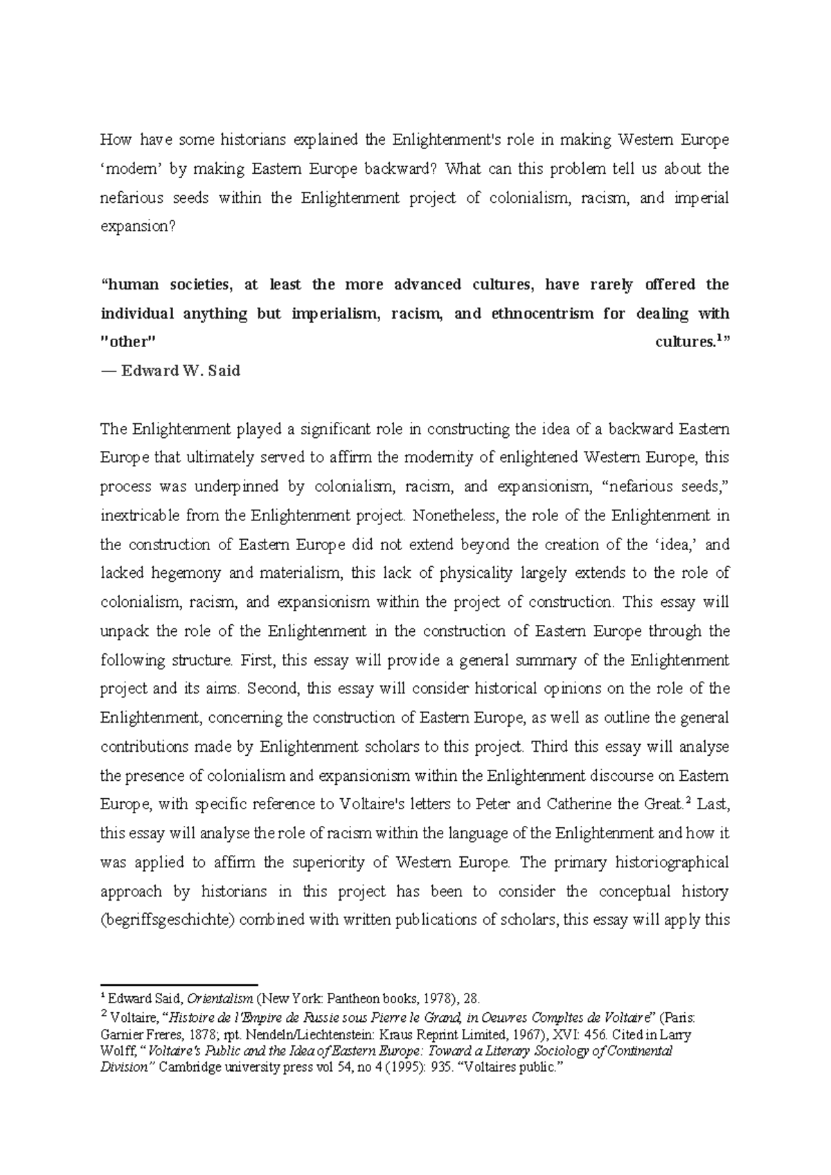 EURO1004 research essay - How have some historians explained the ...