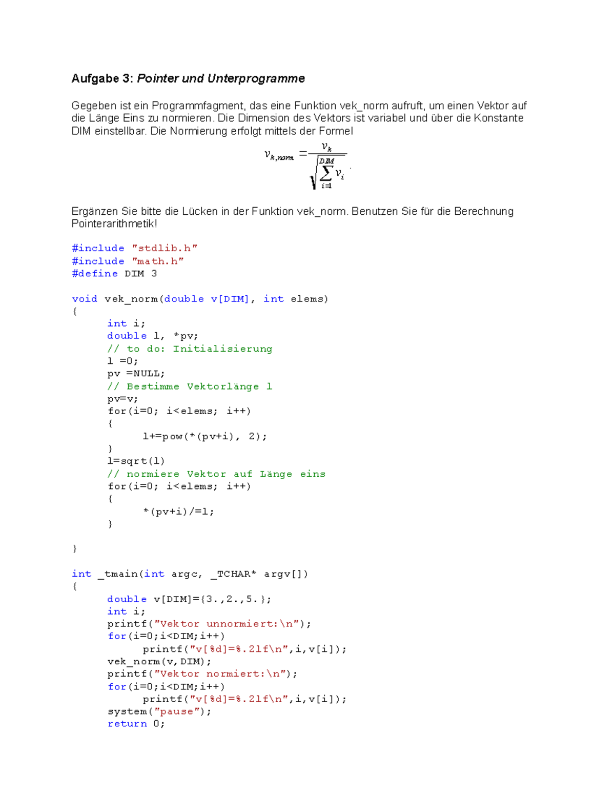 IN1 infoaufgabe - Studiengang EI WS16/17 Programmieraufgabe Informatik ...