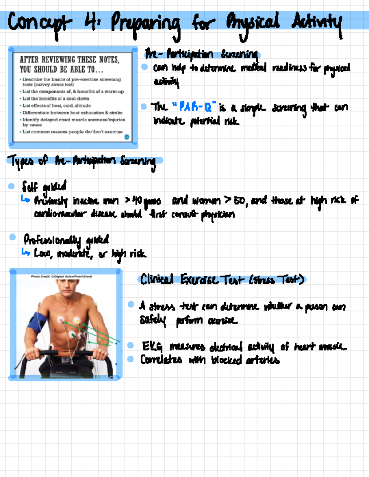 Preparing for Physical Activity - Concept 4. Preparing for Physical ...