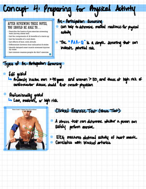 Concept 6 How Much Physical Activity is Enough - Concept 4:How Much ...