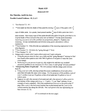 1125-SP17-HW3 - homework 3 - Math 1125 Homework Due Thursday, Feb. 9 in ...