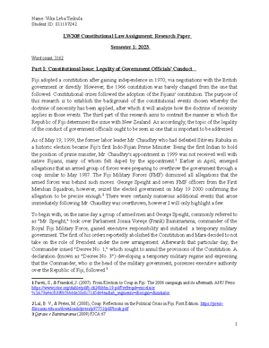 AG V Chandrika Prasad - REPUBLIC OF FIJI V PRASAD RESPONDENT ’ S BRIEF ...