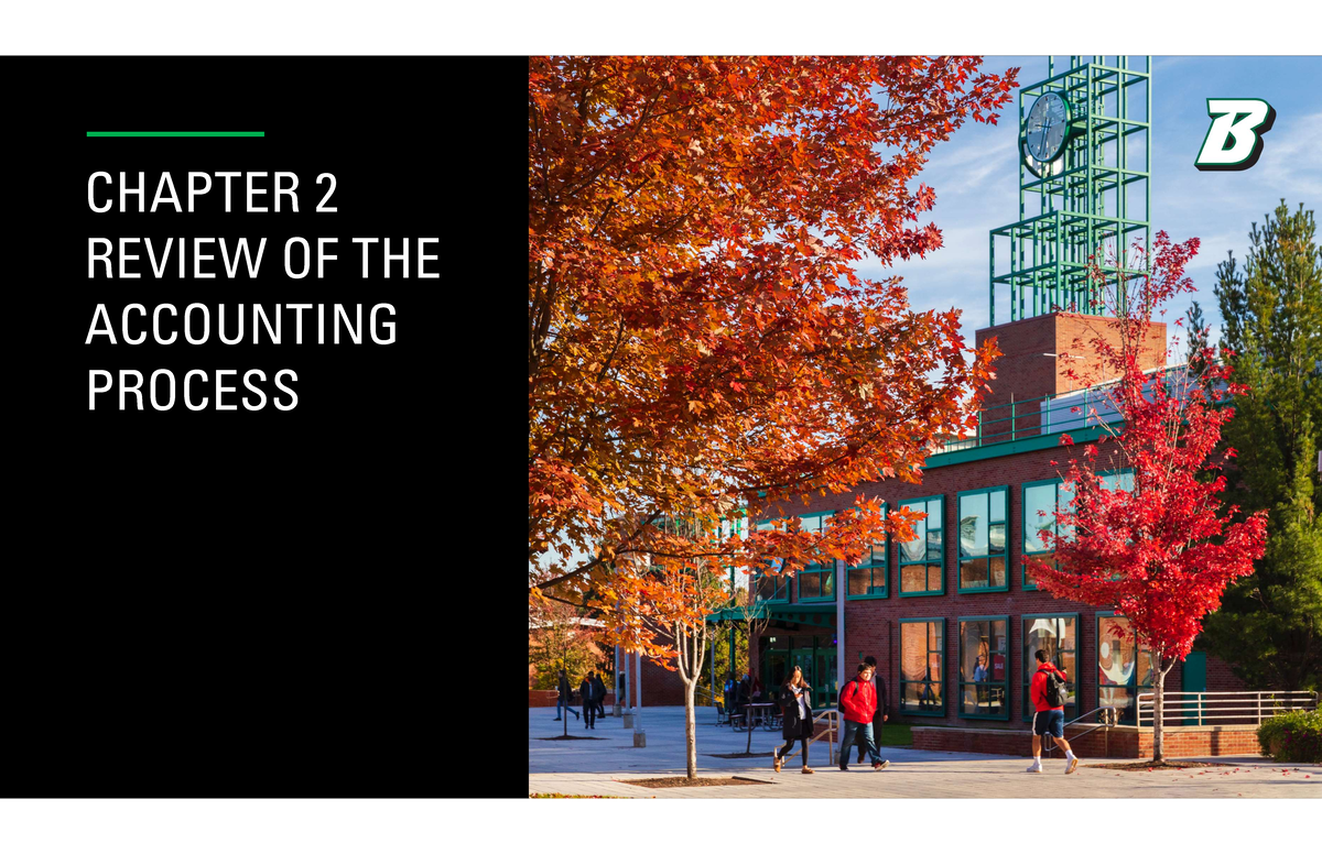 Chapter 2 Lecture - CHAPTER 2 REVIEW OF THE ACCOUNTING PROCESS AGENDA ...