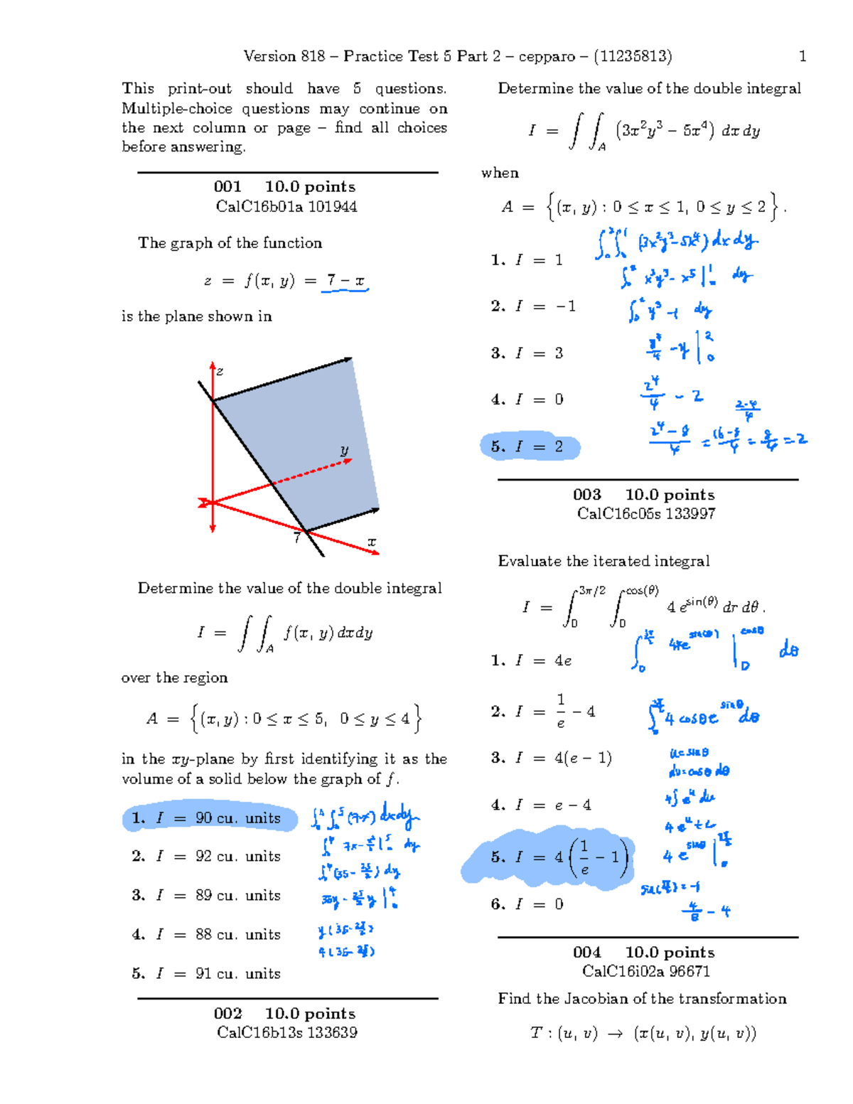 Practice for Final Exam - Version 818 – Practice Test 5 Part 2 ...