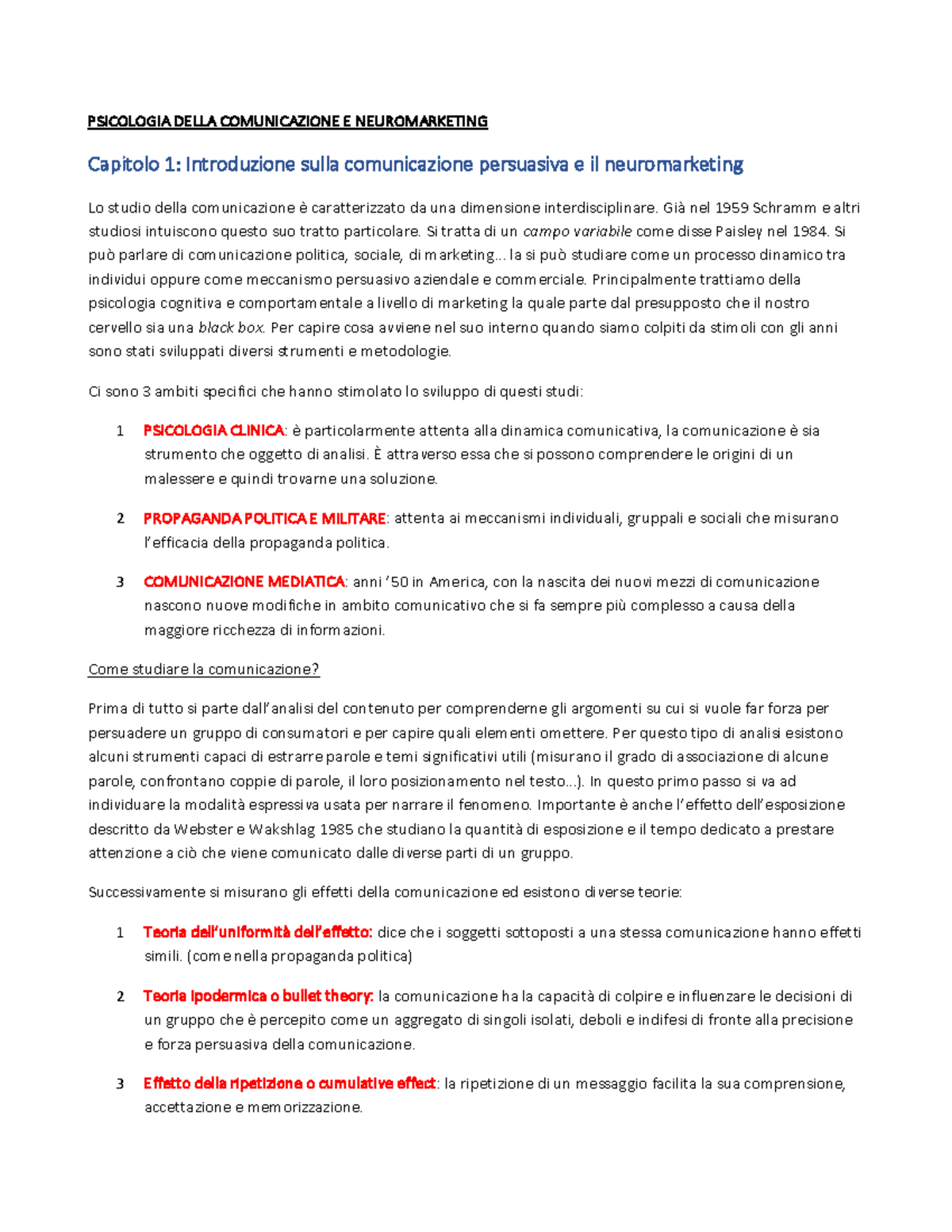 Psicologia della comunicazione e neuromarketing - Warning: TT: undefined function: 32 PSICOLOGIA ...