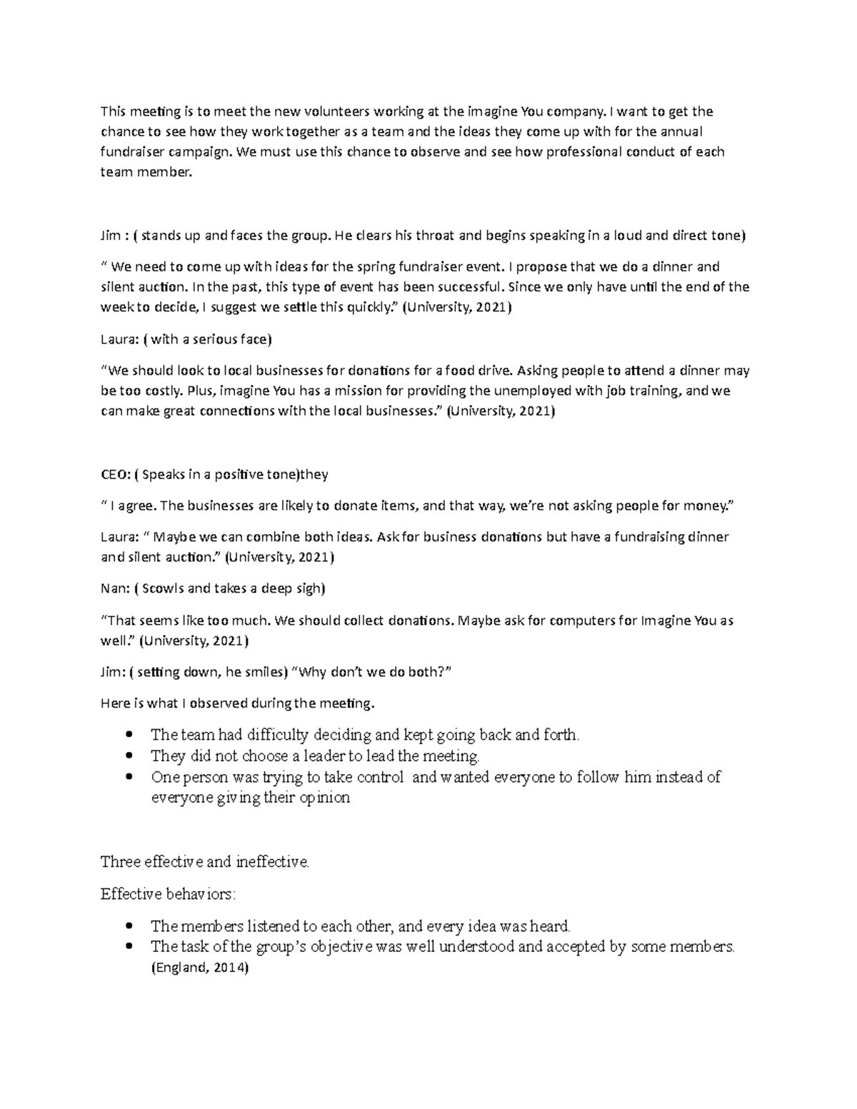 Audio Transcript - Learning to be professional towards your team at ...