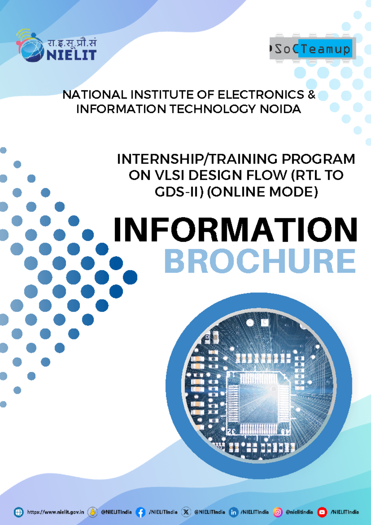 B67 VLSI Design flow (RTL to GDS-II) 20240610 - INFORMATION BROCHURE ...