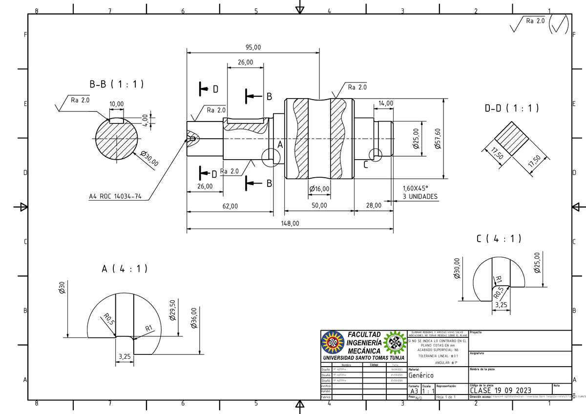 Peña plano eje PDF - C ( 4 : 1 ) A ( 4 : 1 ) B-B ( 1 : 1 ) D-D ( 1 : 1 ) C A B B D D 1 1 2 2 3 3 ...