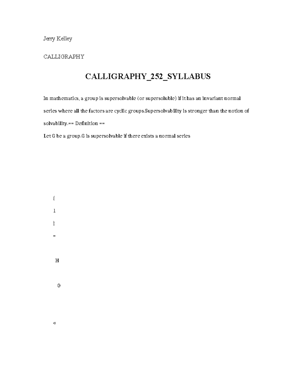 Calligraphy 252 Syllabus - Jerry Kelley CALLIGRAPHY CALLIGRAPHY_252 ...