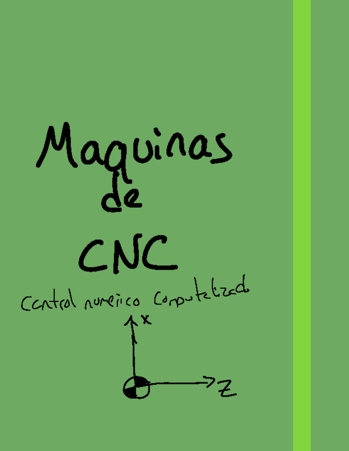Máquinas De Cnc - Tarea 3 de Maquinas cnc - Maquinas CNC control numerico computalizado ↑z ⑤ To ...
