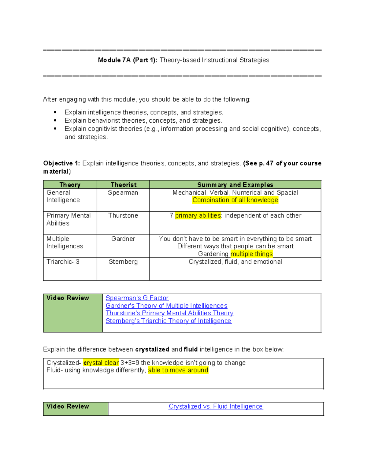 Module 7A Notebook - 1 - - Studocu