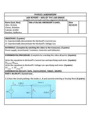 LAB Report No. 05 Newton´S Third LAW - NEWTON ́S THIRD LAW Abstract ...