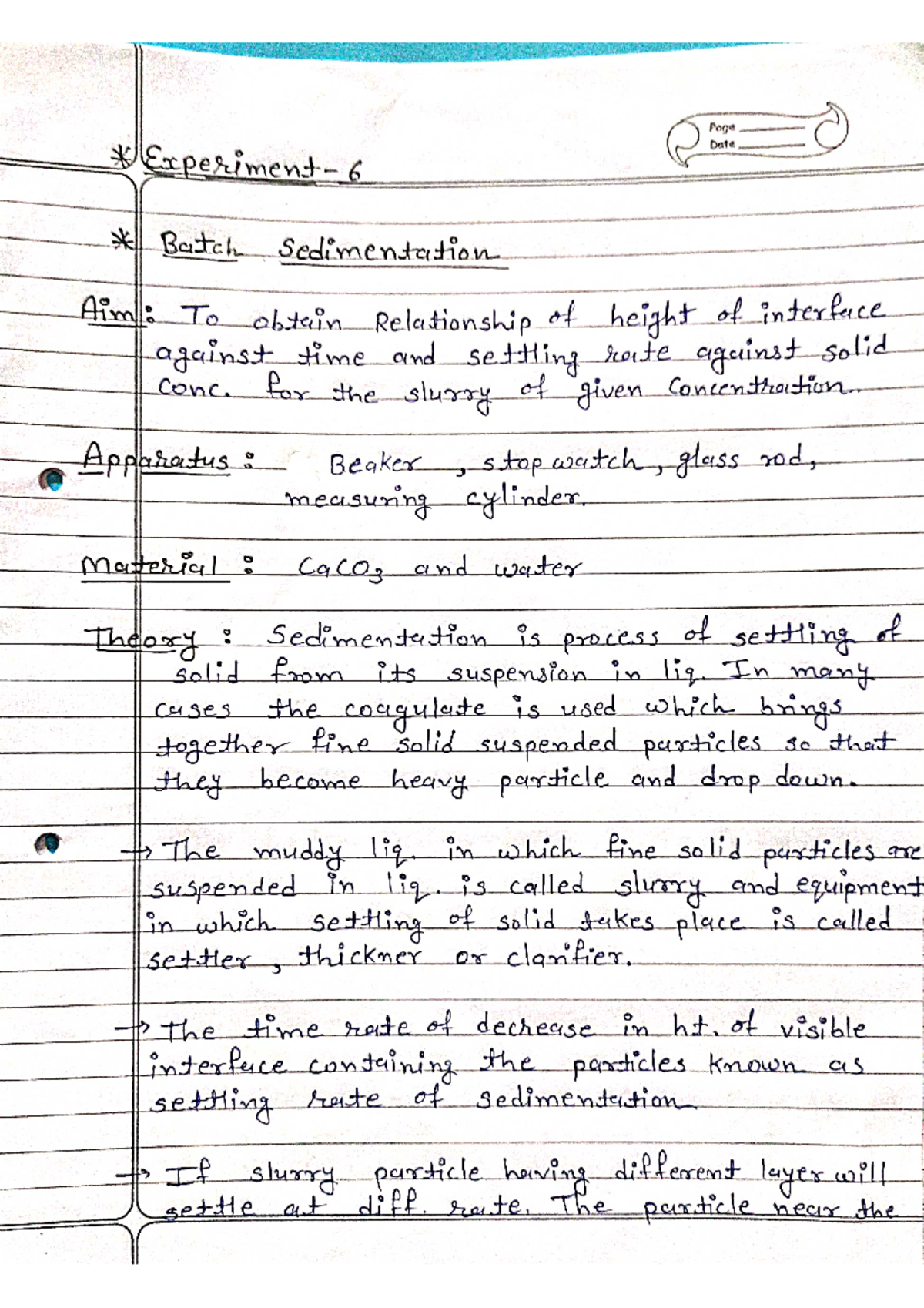 Mo experiment - Mechanical operations - Chemical engineering - Studocu