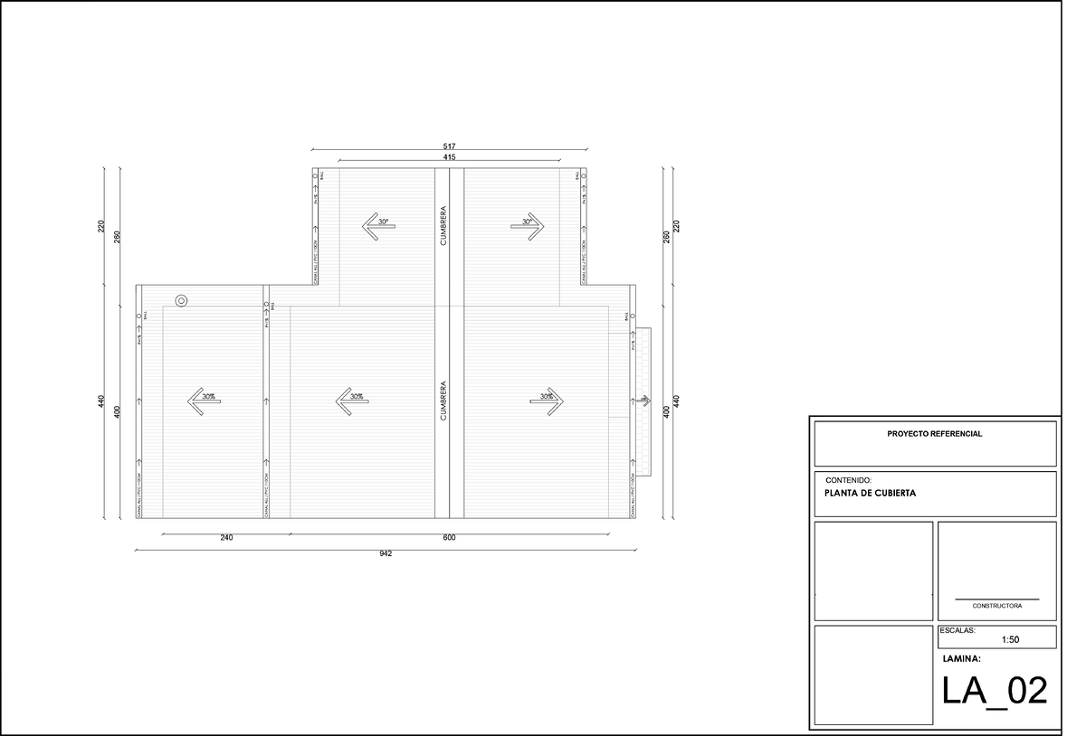 02 - Plano DE Cubierta - GUIA ESTUDIO - Construcción en hormigón - Studocu