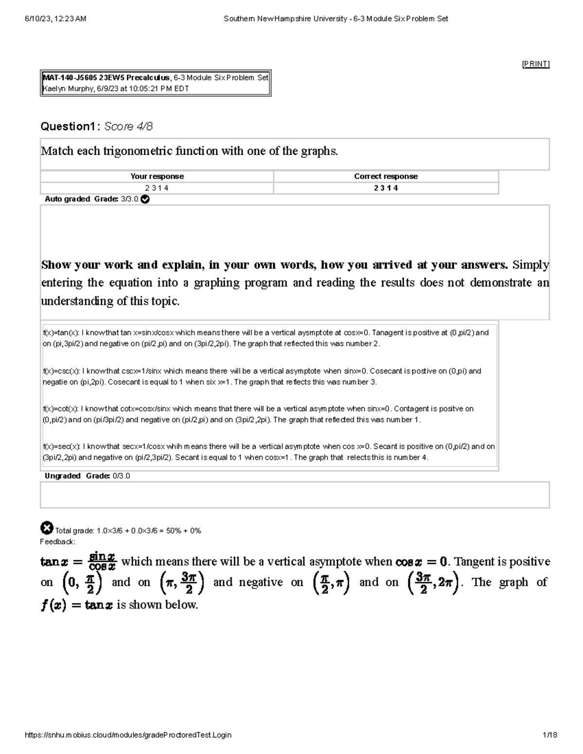 Southern New Hampshire University - 6-3 Module Six Problem Set - [PRINT ...