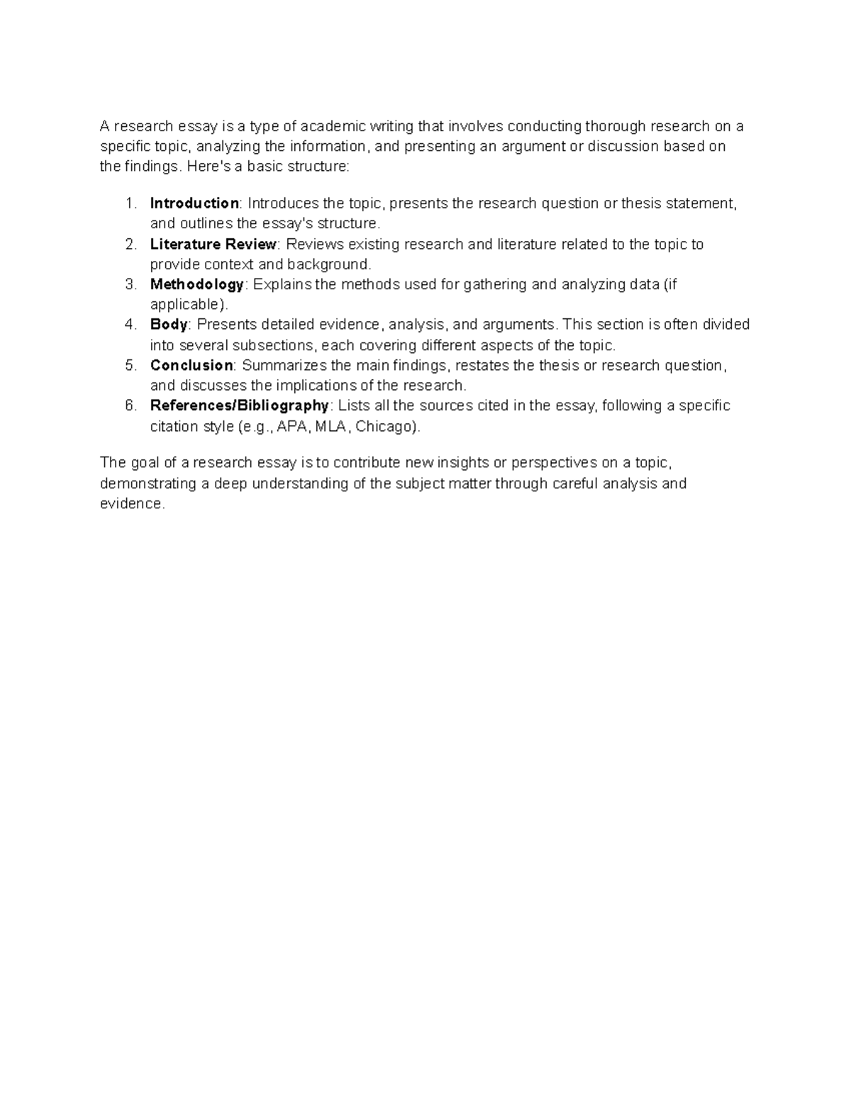 Research - A research essay is a type of academic writing that involves ...