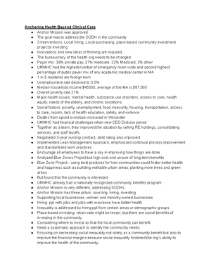 Kaiser Permanente Case Notes - In 2007, Dr Karen Murell, Chief of ED ...