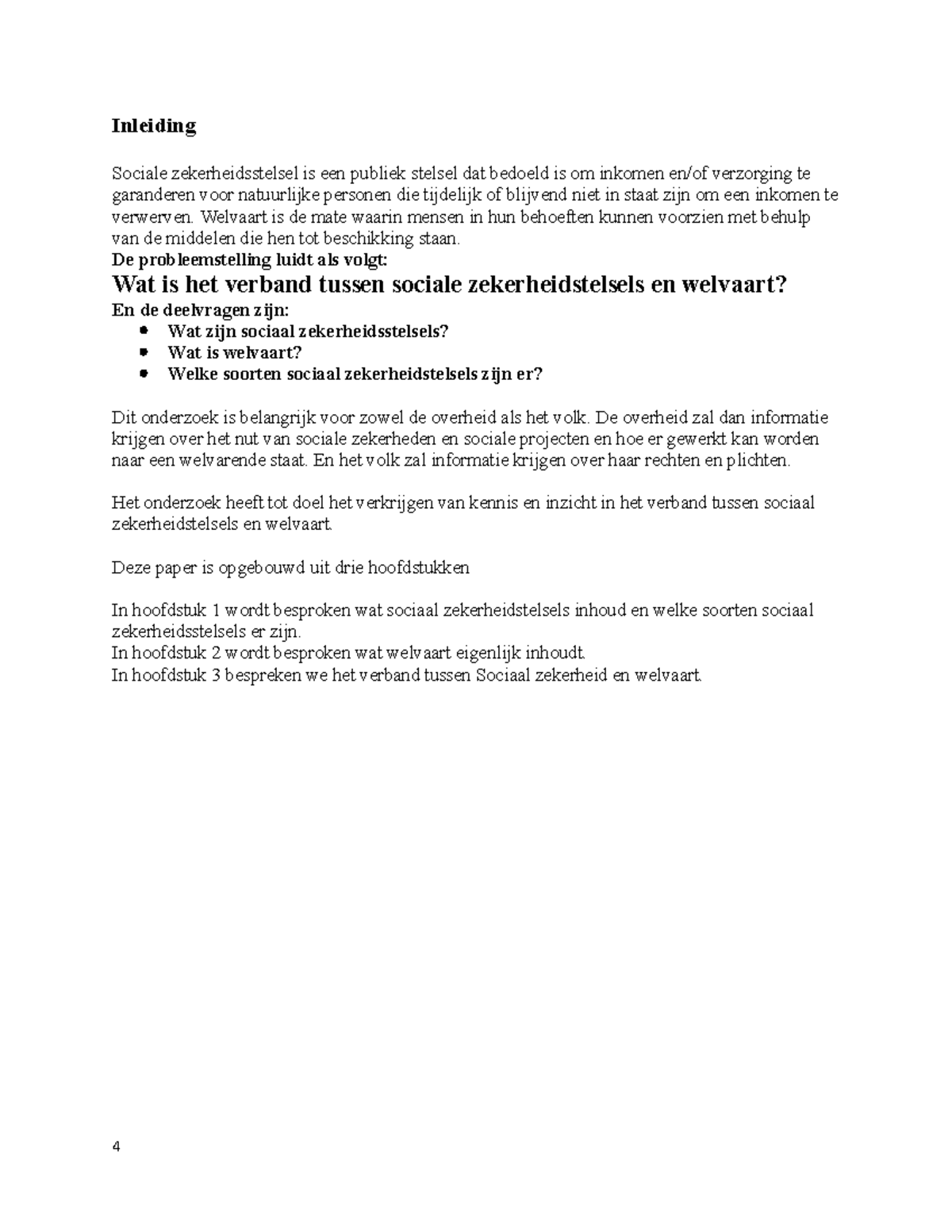 Academische vaardigheden paper - Inleiding Sociale zekerheidsstelsel is ...