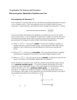PPF - These are short lecture notes for econometrics for business and ...