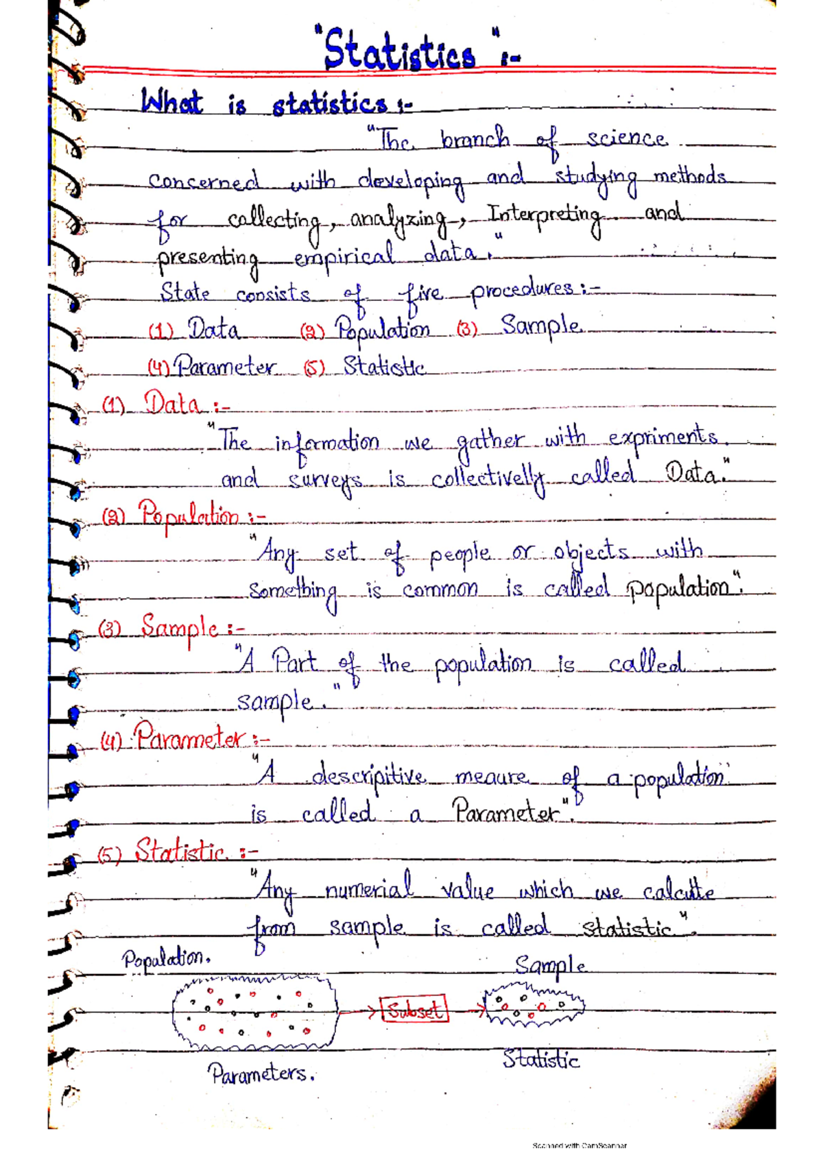 SAT 321 - Statistics - What is statistics branch of science concerned with developing and ...