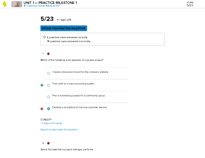 Final Milestone Exam QSQ-340 - 1 CONCEPT → Leadership and Motivation 22 ...
