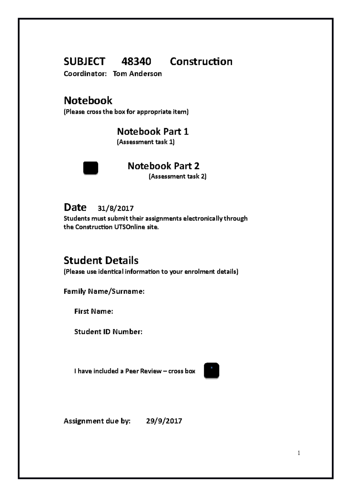 1029 - Construction notebook 2 2017 - SUBJECT 48340 Construction ...
