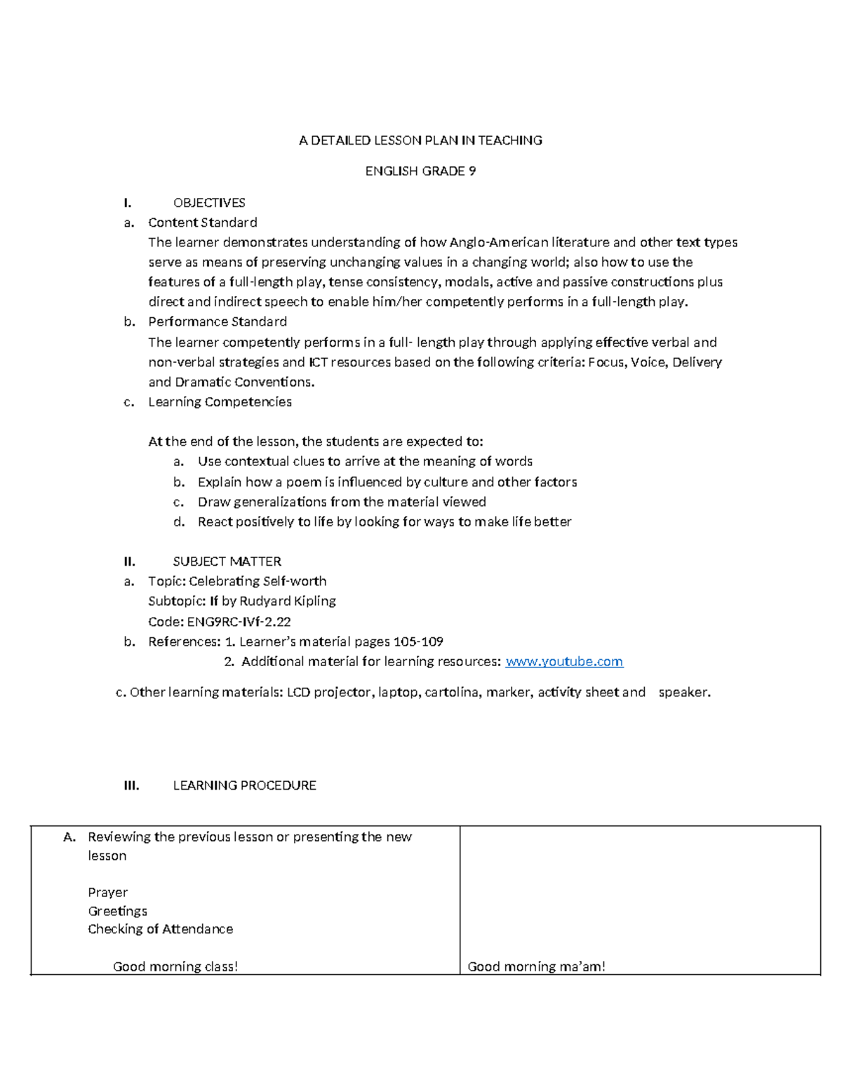 Inbound 1758460968516133926 - A DETAILED LESSON PLAN IN TEACHING ...