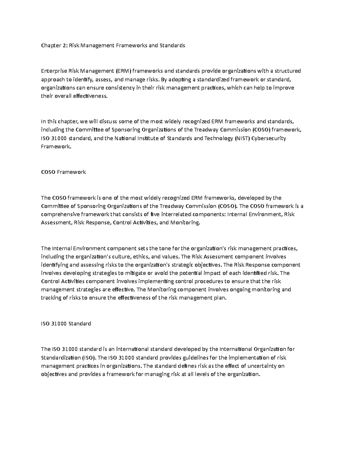 Chapter 4 Module Chapter 2 Risk Management Frameworks And chapter-4-module-chapter-2-risk-management-frameworks-and