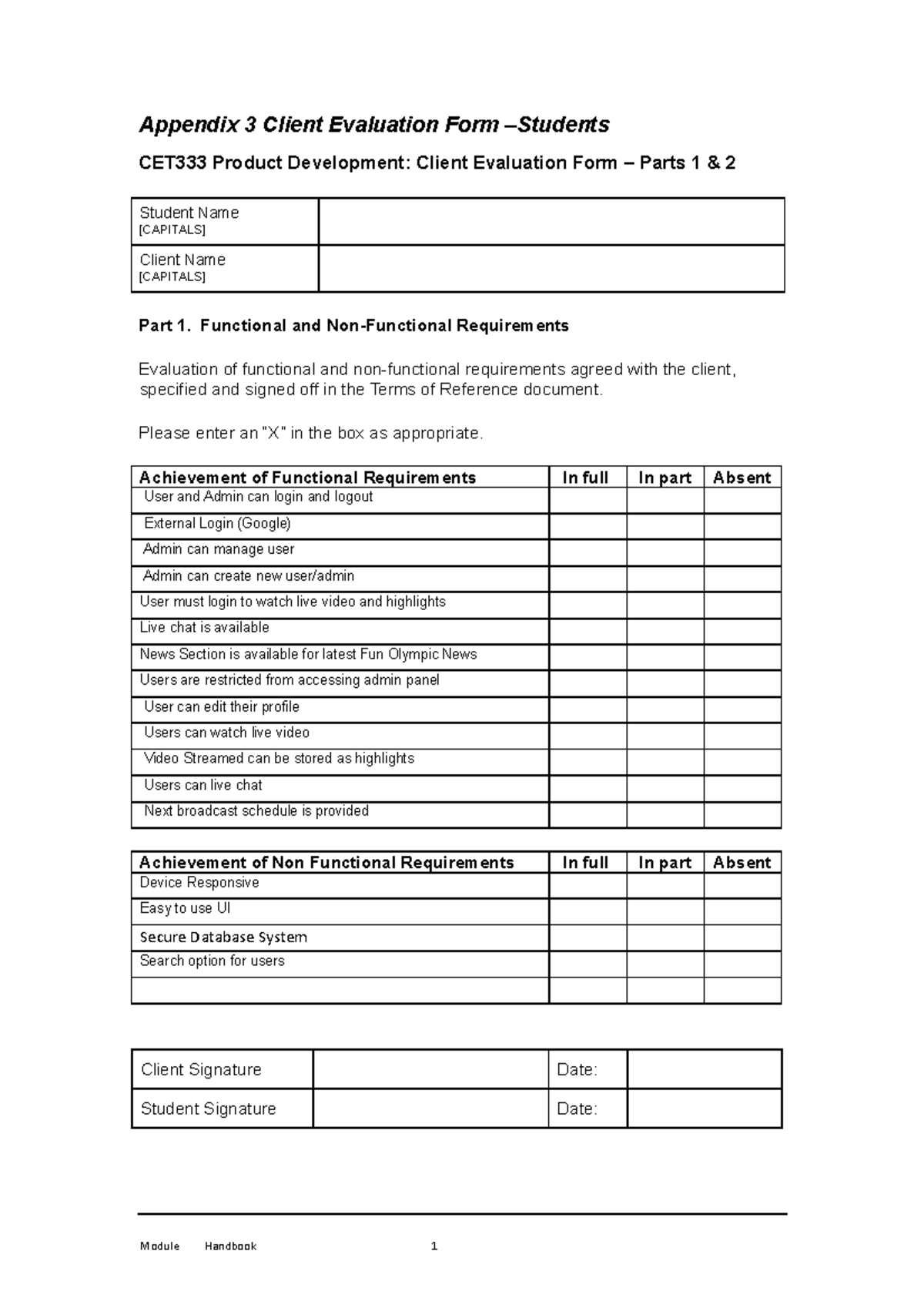 Client-Evaluation-Form - Appendix 3 Client Evaluation Form –Students ...