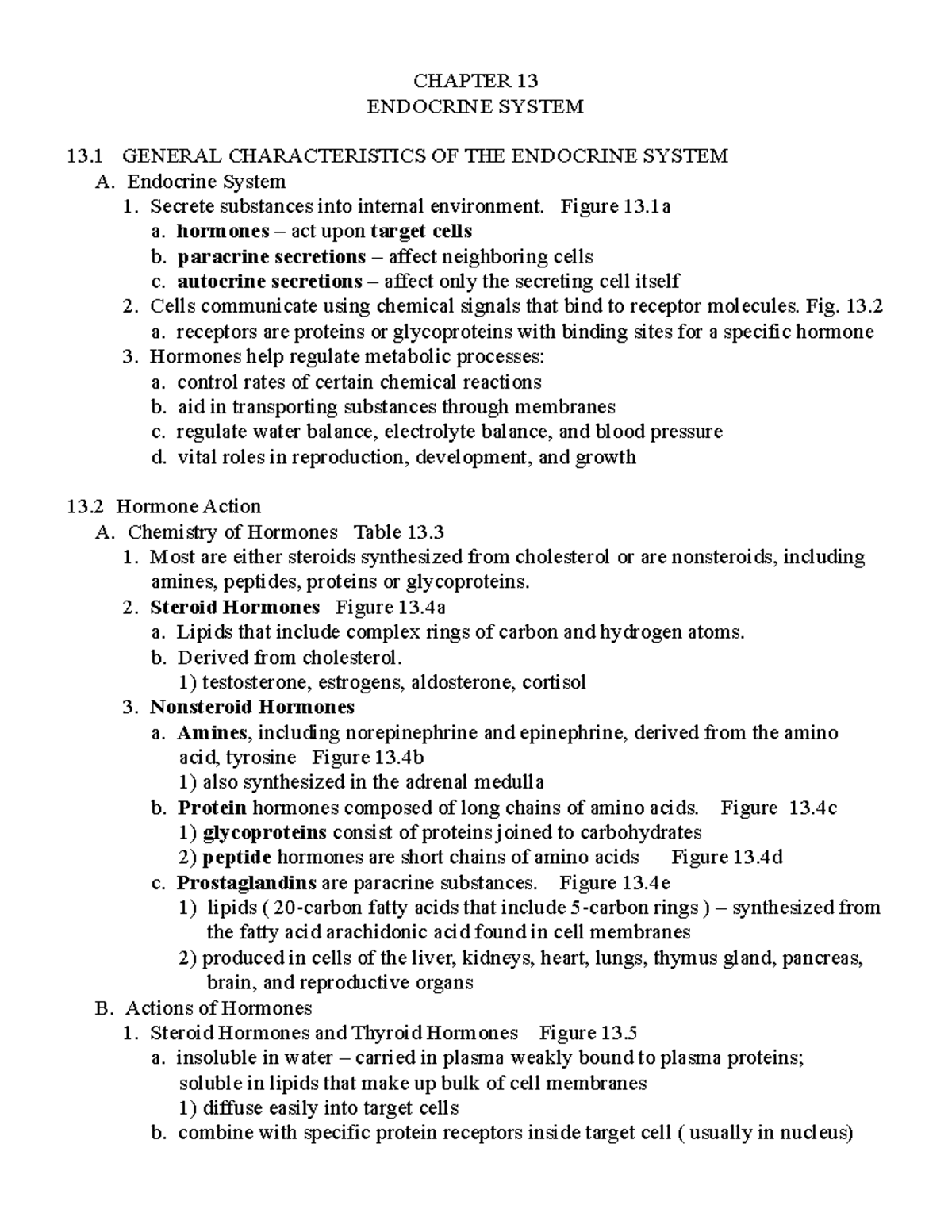 Chapter 13-227 - CHAPTER 13 ENDOCRINE SYSTEM 13 GENERAL CHARACTERISTICS ...