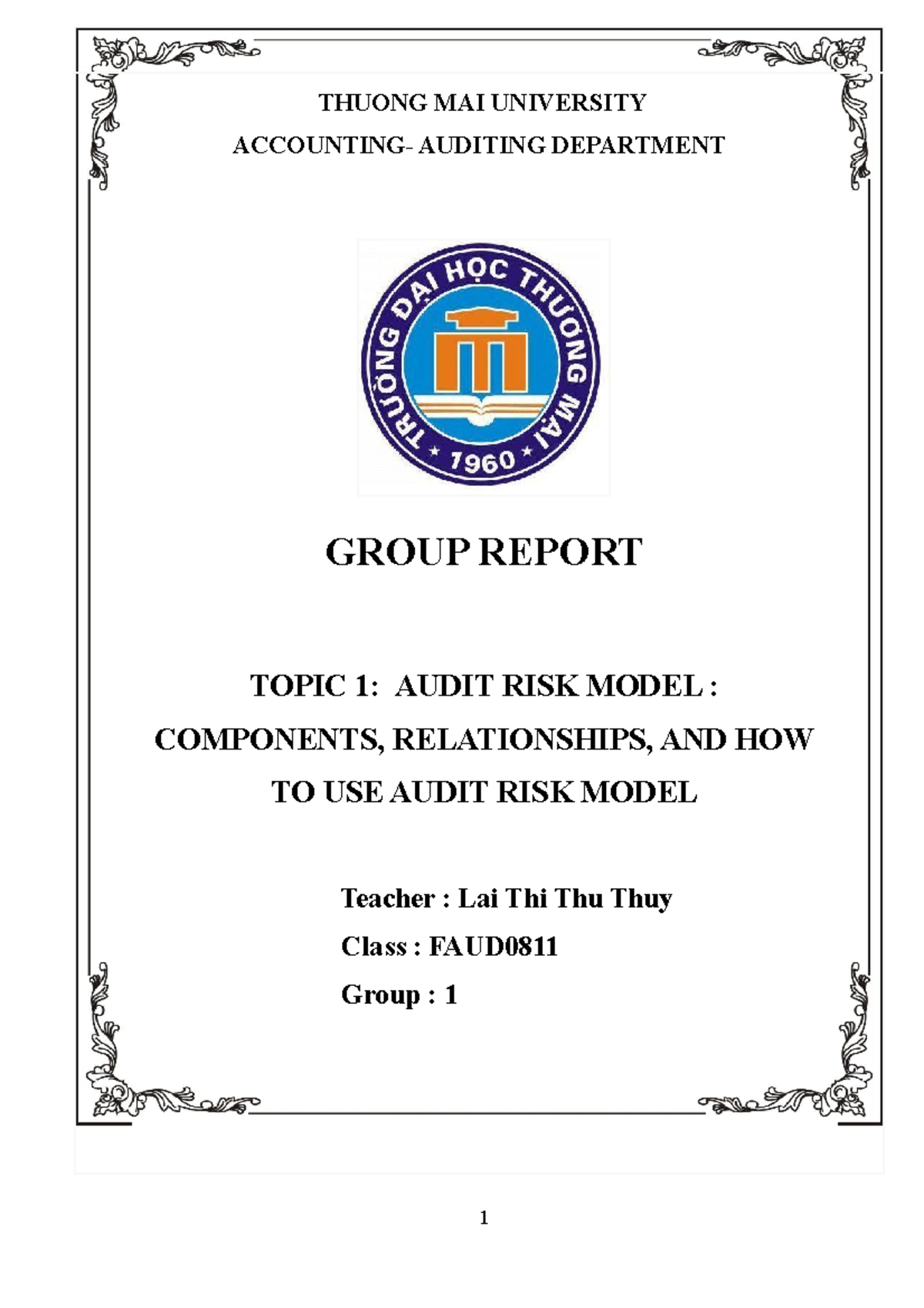 Principles-of-Auditing - THUONG MAI UNIVERSITY ACCOUNTING- AUDITING ...