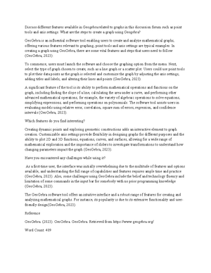 [Solved] In this assignment you will acquire the skills and knowledge - College Algebra (MATH ...