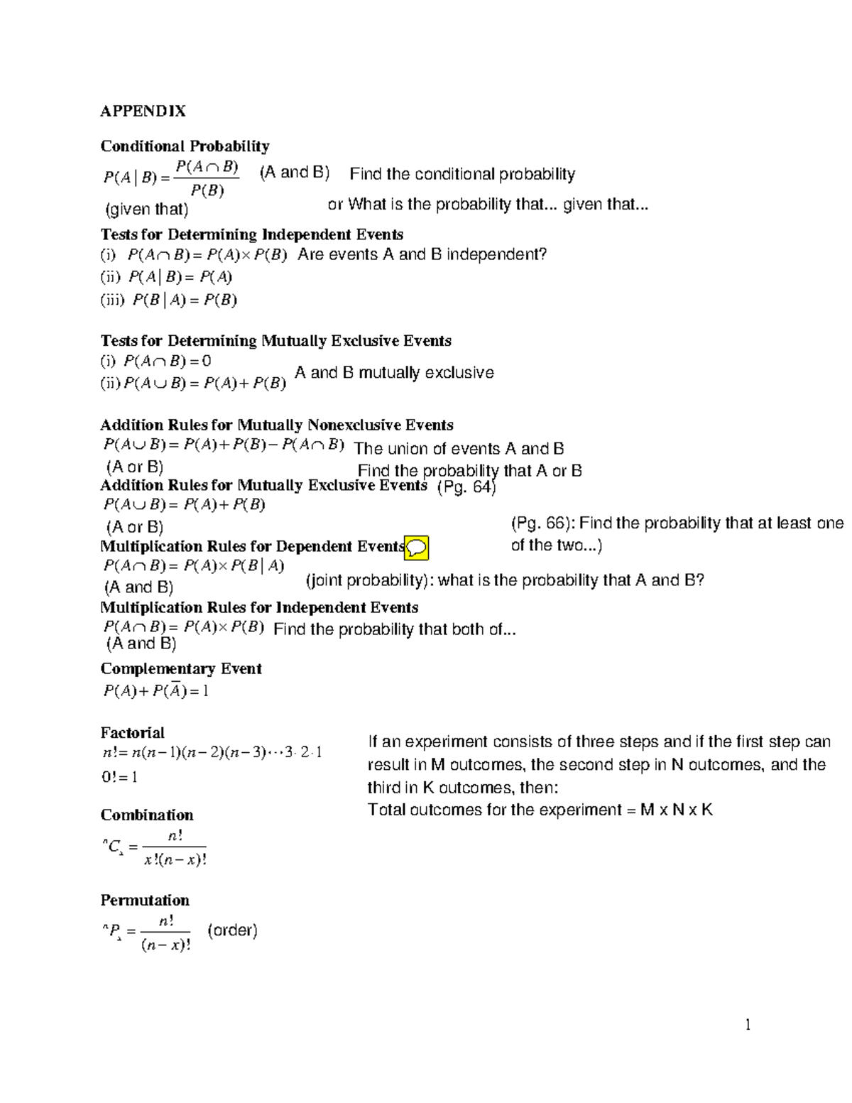 Module 2 (Appendix) HELP University - Business Statistics - Studocu