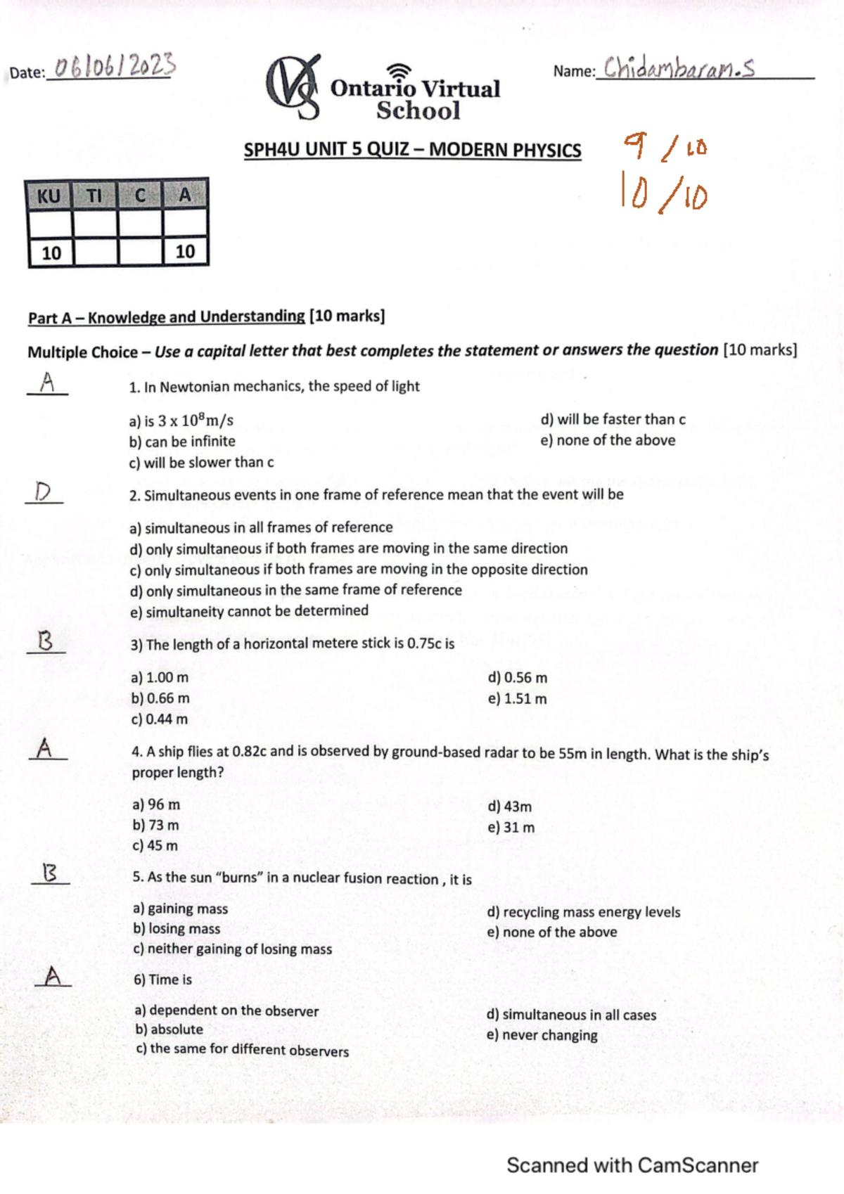 1686152502 1686103239 Modern Physics Quiz (Chidambaram - Studocu