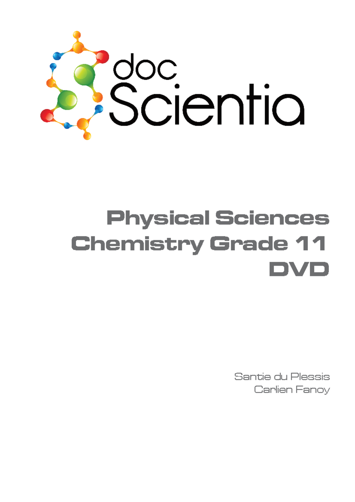 0.Grade 11 Chemistry DVD - Introduction - Physical Sciences Chemistry ...