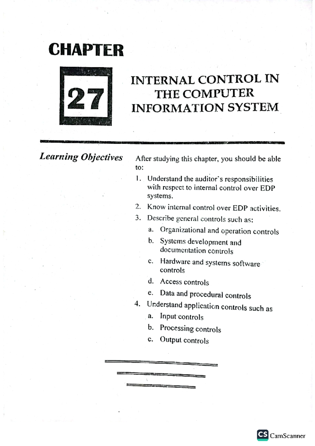 Chapter 27 - aud 5 ko - Accountancy - Studocu
