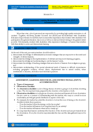 Assessment Methods IN DL - MODULE 3A OUTPUT ASSESSMENT METHODS THAT CAN ...