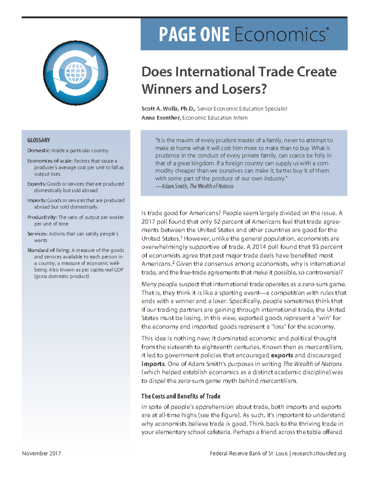 Does International Trade Create Winners and Losers - Is trade good for ...
