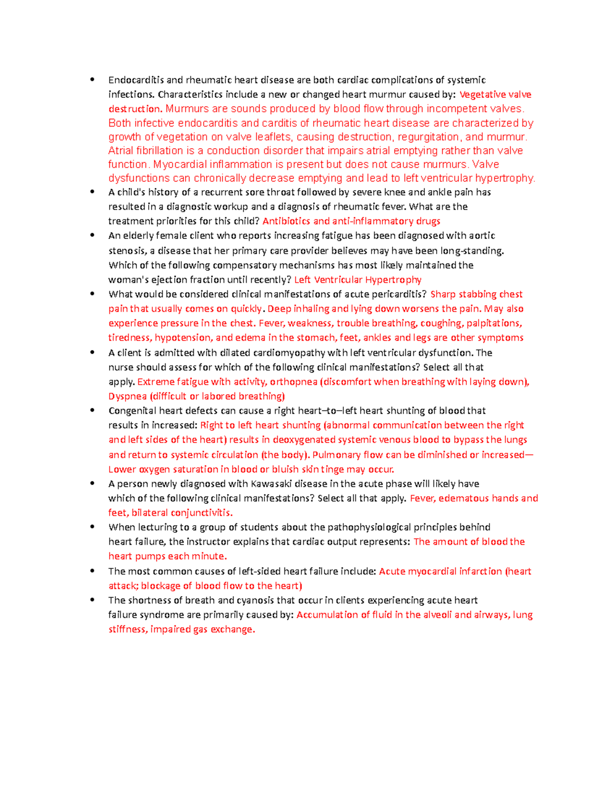What You Need to Know Module VIII - Endocarditis and rheumatic heart ...