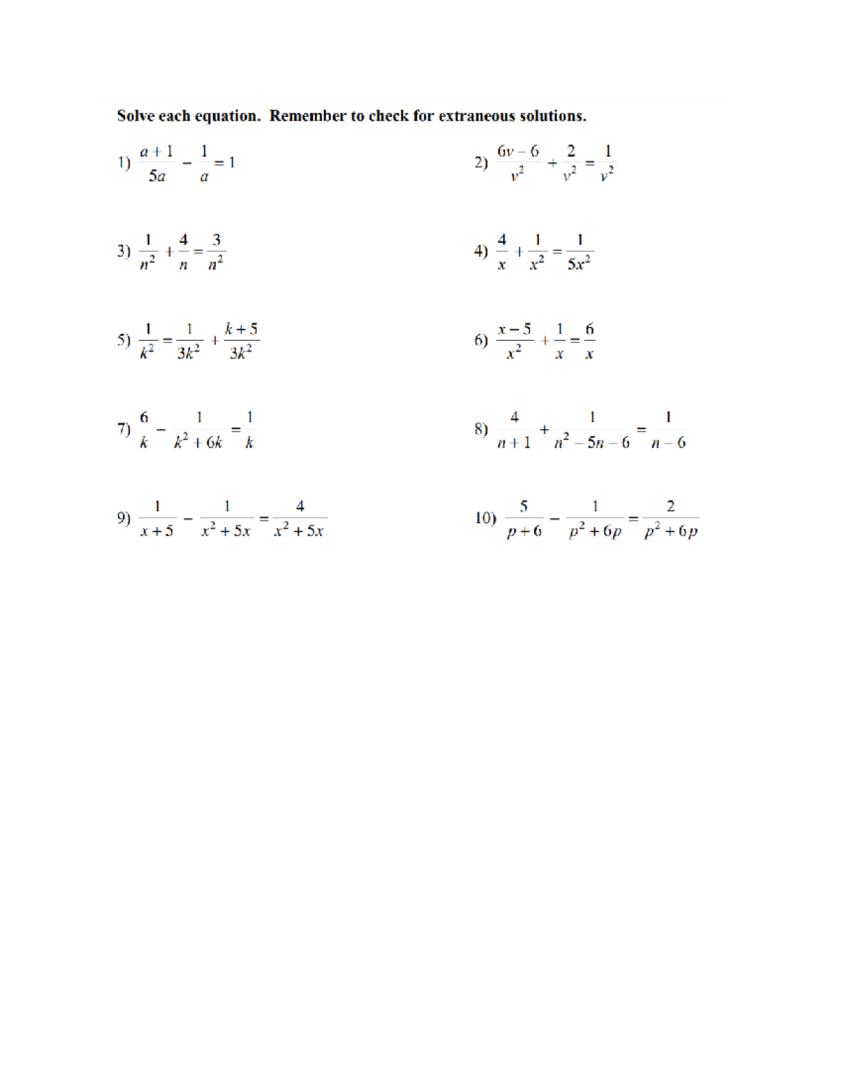 Rational Equations Assignment - Political Science - Studocu