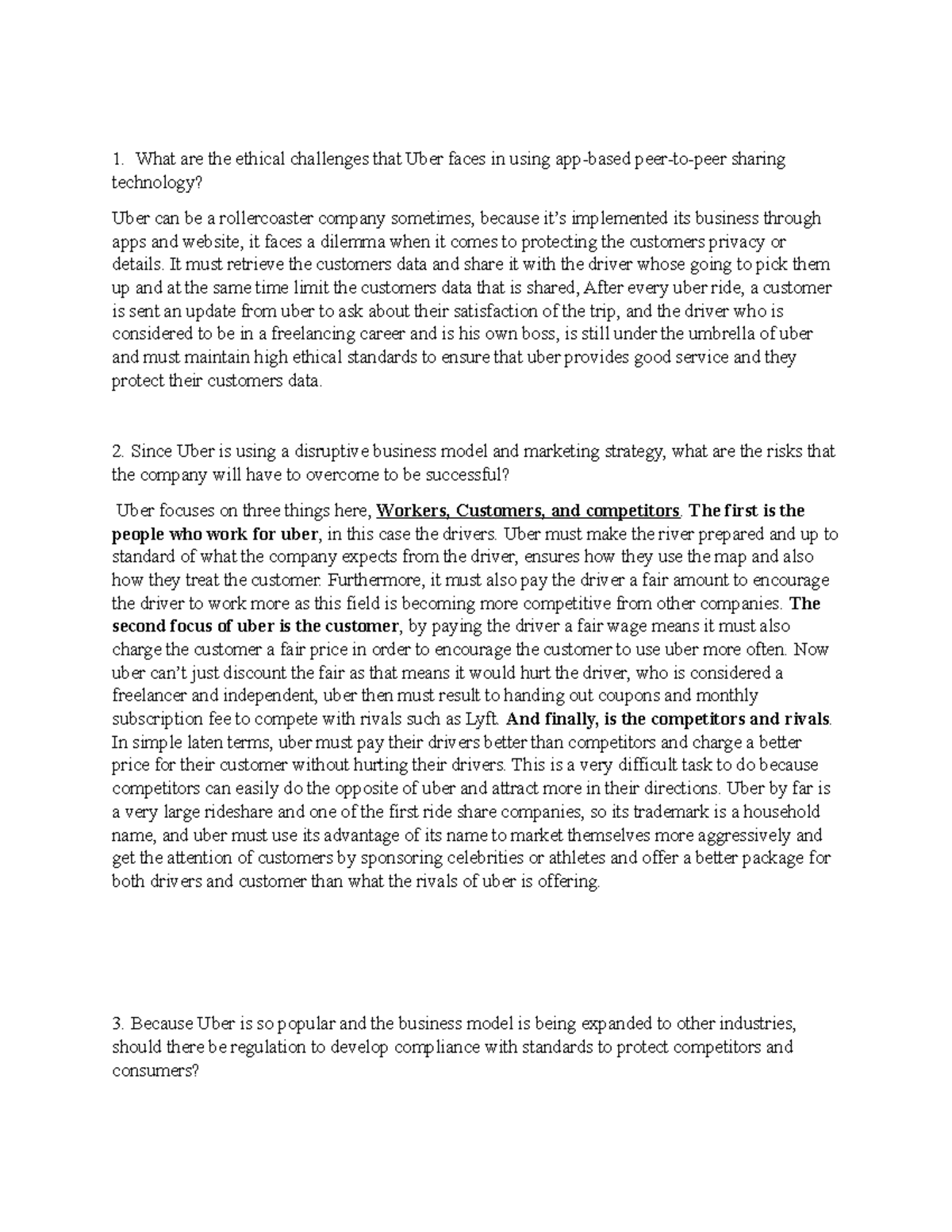 Case 2 - this is one of the case studies for business ethics - What are ...